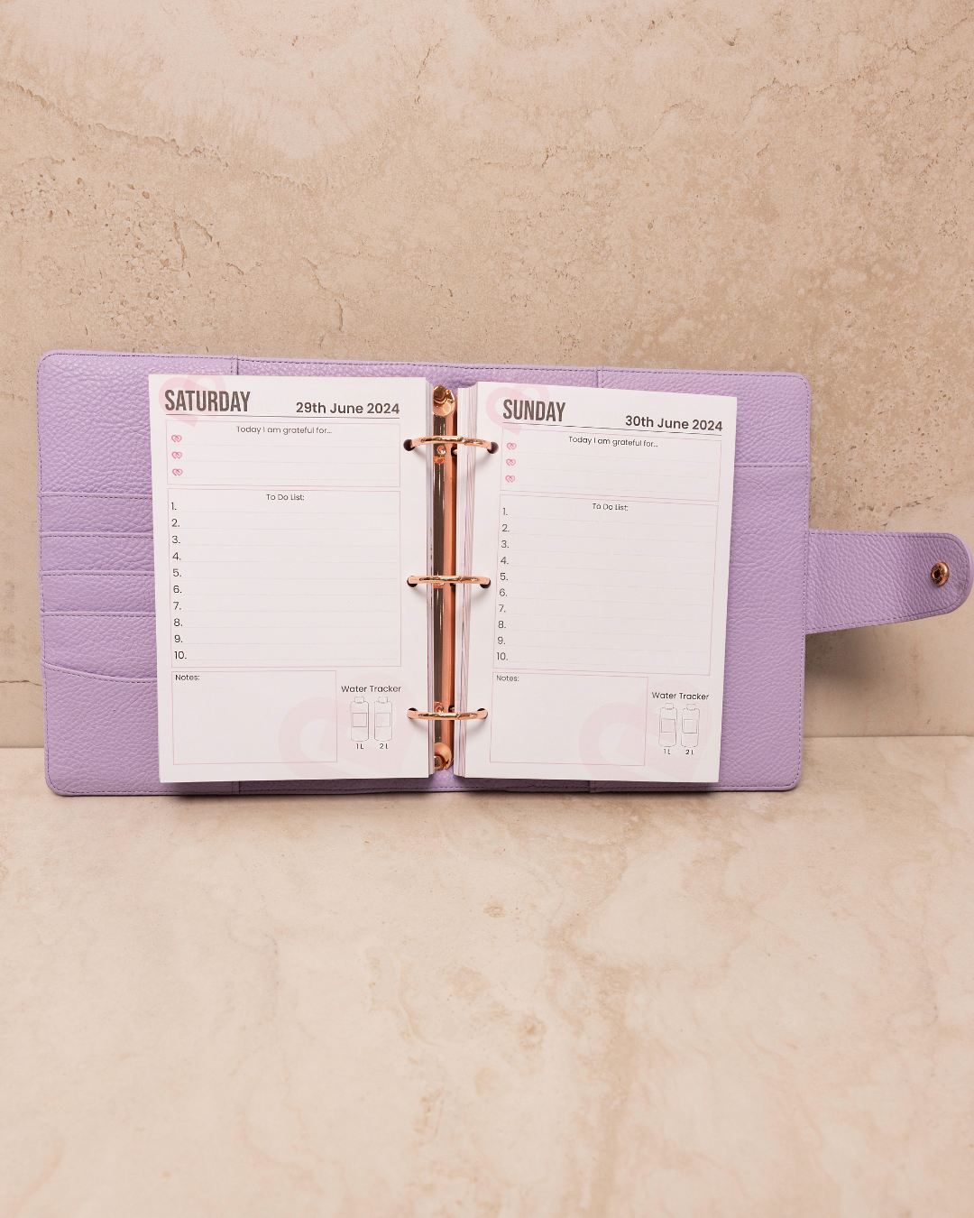 2024 Wellness Planner Lilac – Claudia Dean World